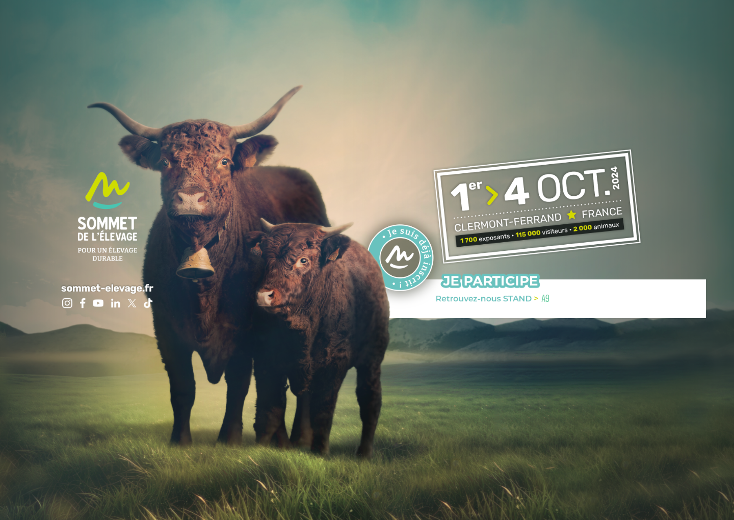 Plus de 1 650 exposants au rendez-vous du Sommet de l’élevage 2024 | Région Auvergne-Rhône-Alpes